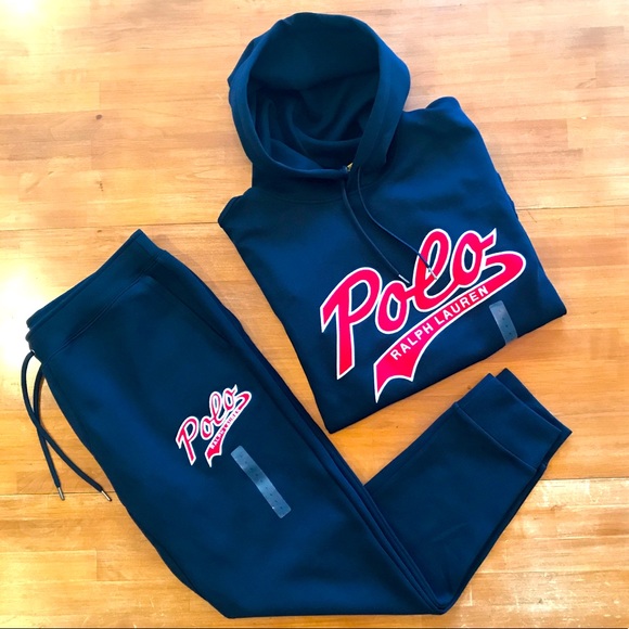 Polo Ralph Lauren | Pants | Polo Ralph Lauren Cursive Logo Jogging Suit ...